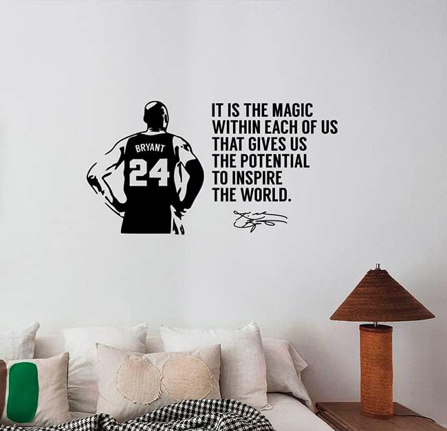 Amazon.com: It Is The Magic Inspirational Quote Wall Sticker Basketball ...
