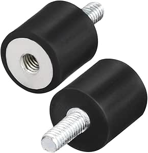 uxcell M4 Thread Male Female Rubber Mounts,Vibration Isolators,Shock ...
