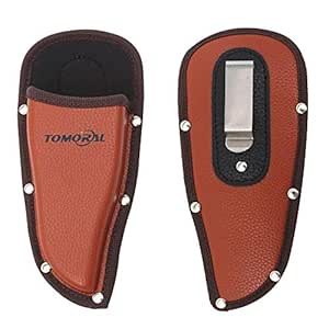 TOMORAL Pruner Holster Pruning Shears Hanging Pouch PU Leather Pliers Pruner Holder for Hand ...
