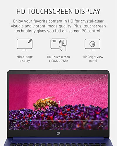 Buy HP Stream 14inch HD Touchscreen Laptop, Intel Celeron N4020 Dual ...