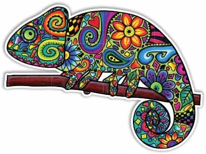 Amazon.com: Chameleon Sticker Lizard Decal by Megan J Designs™ - Laptop ...