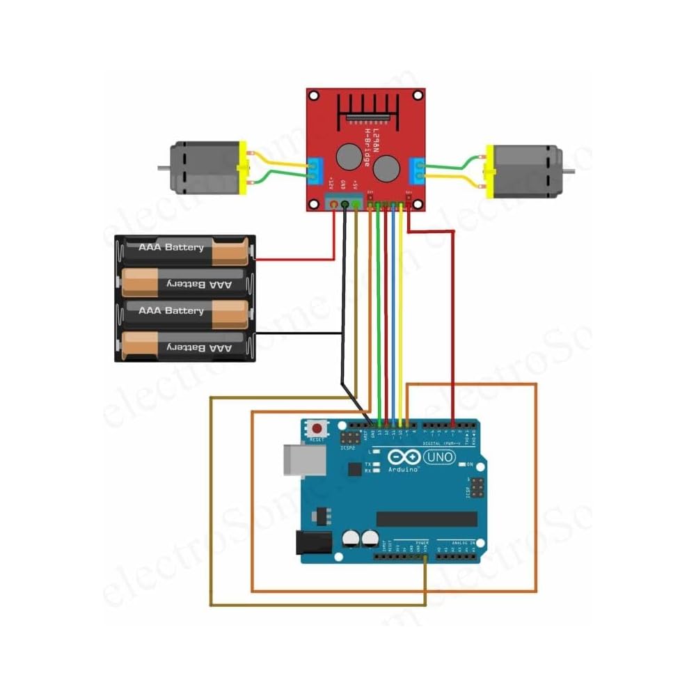 ElectroGlobal L298N 2A Based Motor Driver Module | Philippines | Ubuy