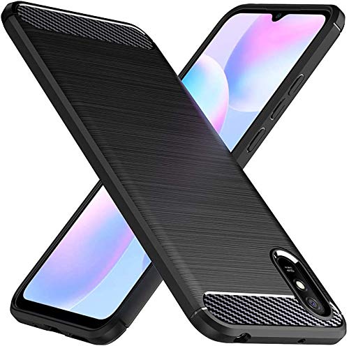 PrimeLike Shockproof Hybrid Soft TPU Carbon Fiber Texture Back Cover ...