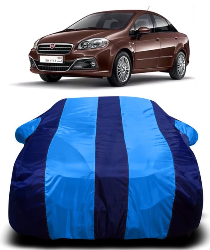 WAKLANE Waterproof Car Body Cover All Accessories Compatible for Fiat ...
