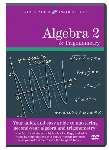 Amazon.com: Algebra 2 & Trigonometry : Video Aided Instruction, Video ...