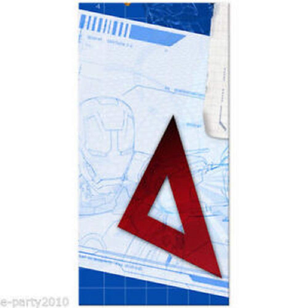 Amazon.com: IRON MAN 3 PLASTIC TABLE COVER ~ Birthday Party Supplies ...