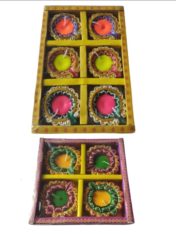 Handmade Terracotta Mitti Ke Diye for Dipawali - Set of 2 Designs ...