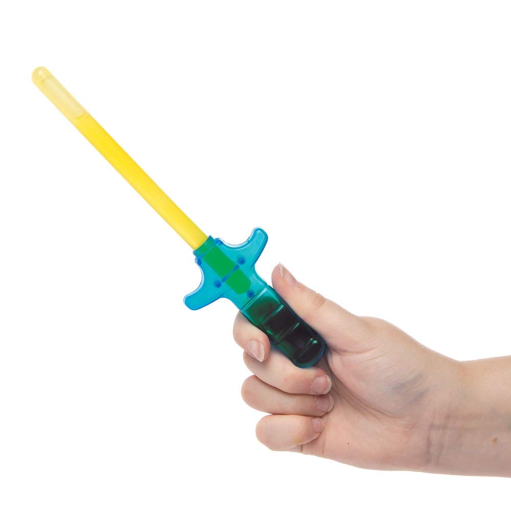 Glow Swords Glowing LED Galaxy Sword Green: Rebecca's Toys & Prizes