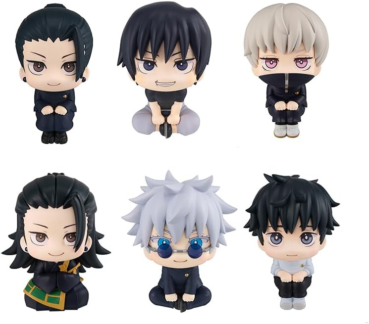 QAHEART 6PCS JJK Figure Geto Suguru Look Up Figure, 10cm Anime Action ...