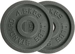 Amazon.com : 2.5LB/5LB/10LB/25LB/35LB Weights Plates Set,2in Standard ...
