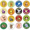 1000Pcs 25mm Animal Reward Stickers for Kids Student Award Per Roll ...