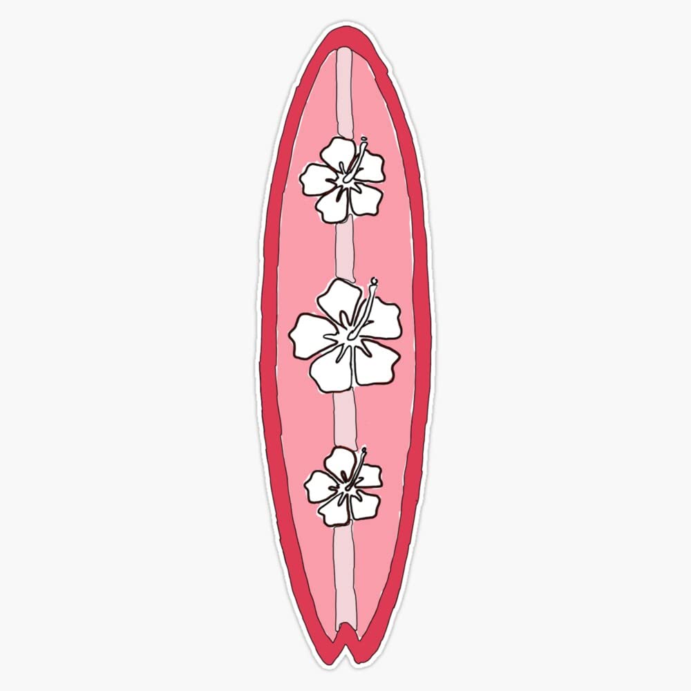 Pink Surfboard Clipart