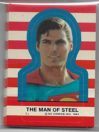 Amazon.com: 1993 Topps Superman III The Movie Complete 22 Sticker Card ...