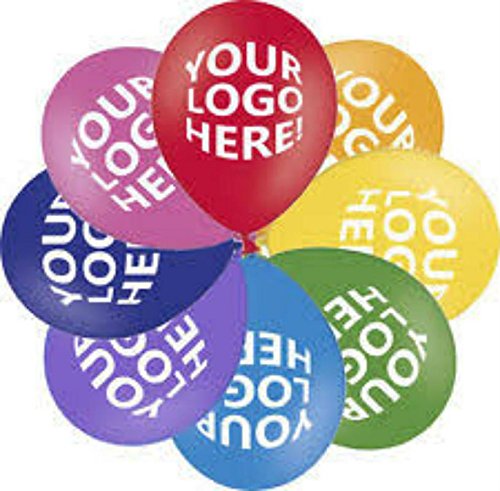 Baby Baaloon Printed Logo Multicolor Medium Size Balloons (Pack Of 100 ...