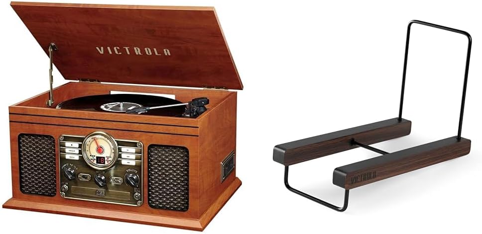 Amazon.com: Victrola Nostalgic 6-in-1 Bluetooth Record Player ...
