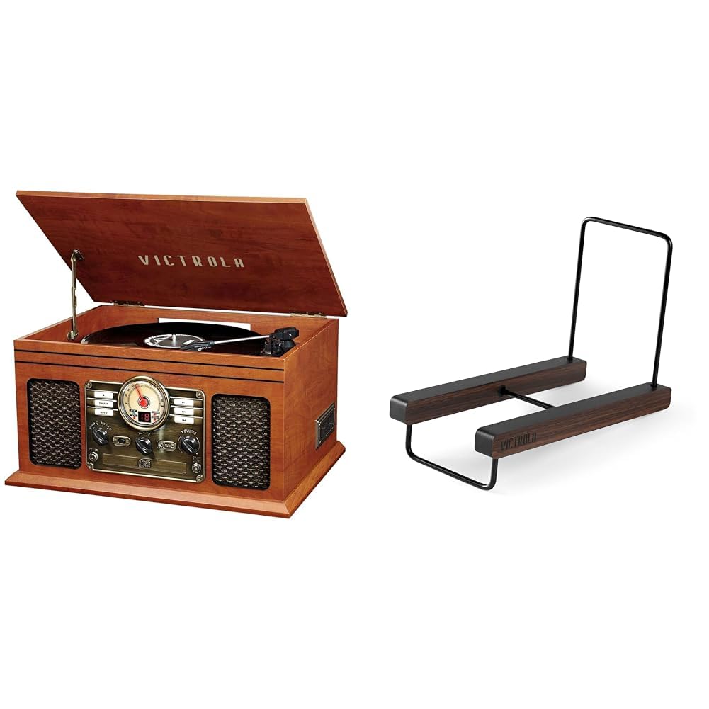 Amazon.com: Victrola Nostalgic 6-in-1 Bluetooth Record Player ...