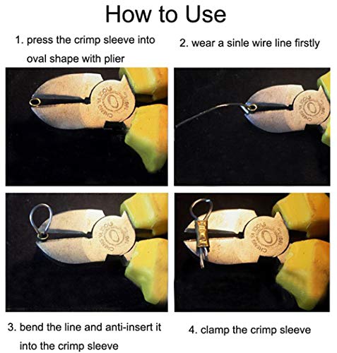 Snapklik.com : Single Barrel Crimp Sleeves Copper Tube Fishing Line ...