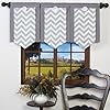 Amazon.com: Window Wear Chevron 3-panel Valances : Home & Kitchen