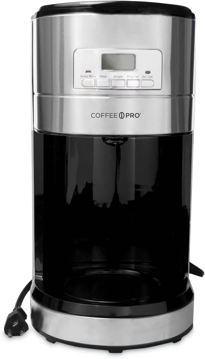 Amazon.com: Coffee Pro CPCM4276 10-12 Cup Stainless Steel Brewer Coffee ...