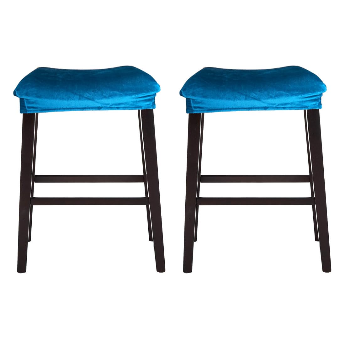 Amazon.com: Bifaunvogel Bar Stool Cover Rectangle Set of 2 Velvet ...