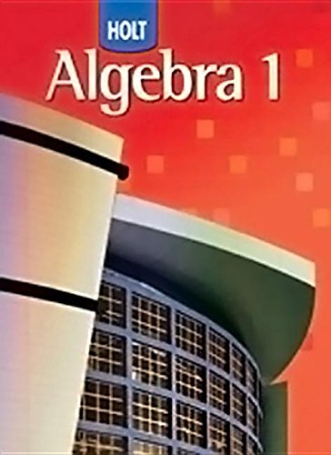 Holt Algebra 1: Lesson Plans: Holt Rinehart & Winston: 9780030779268 ...