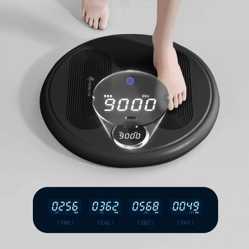 StrongTek 13" Waist Twist Board for Exercise, Large Twisting Disc with ...