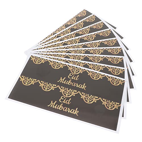 Eid Mubarak Water Bottle Sticker: Islam Muslim Ramadan Labels ...