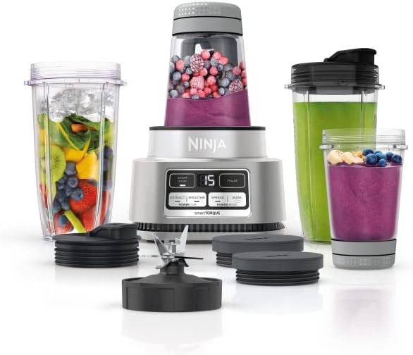 Ninja - Extractor de nutrientes, licuadora personal con 2 vasos + 2 ...