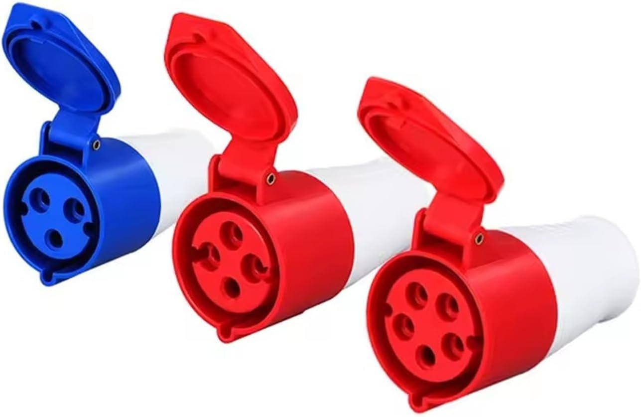 TADZKKIWM Industrial Plug and Socket IP44 Waterproof Connector 3PIN ...
