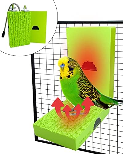 Amazon.com : Bird Heated for Cage, Bird Heating Station Plate Bird ...