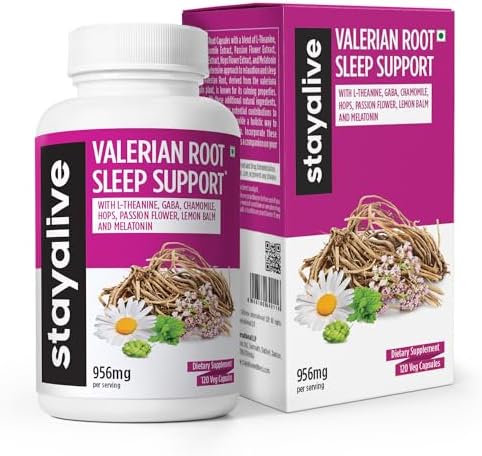 Amazon.com: STAY ALIVE Valerian Root Capsules, 8-in-1 Extract w ...