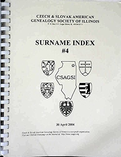 Czech and Slovak American Genealogy Society of Illinois - Surname Index ...