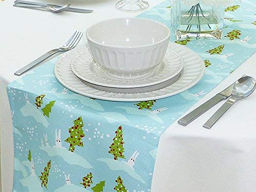 Amazon.com: Appleberry Attic Holiday Table Runner Collection (Winter ...