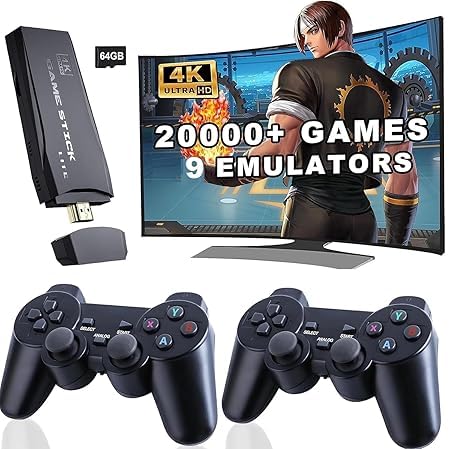 Buy VE Video Game Wireless Console Game Stick Built-in 15000 Classic ...