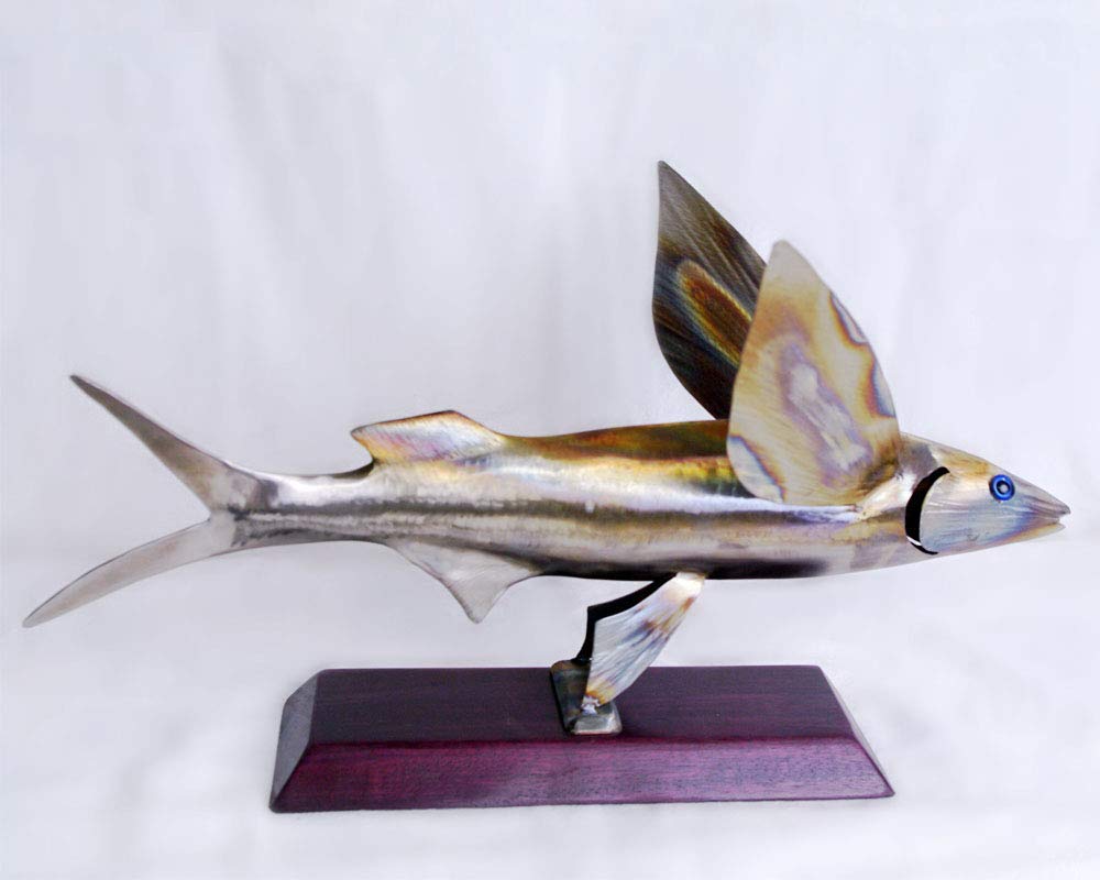 Amazon.com: HAPPY FLYING FISH SCULPTURE : Home & Kitchen