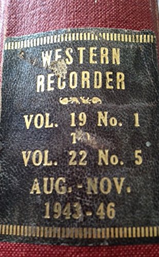 The Western Recorder: various: Amazon.com: Books