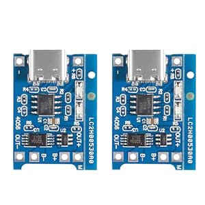 TP4056 Battery Charging Protection Module Type C, 5V 1A Li-ion Battery ...