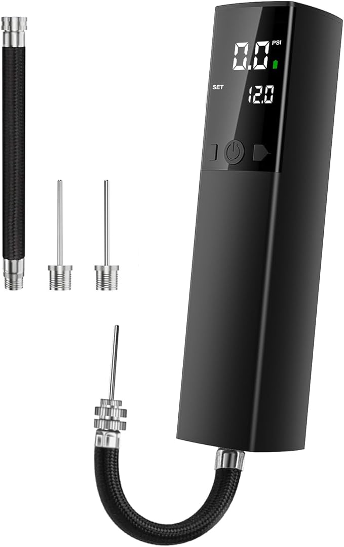 Electric Ball Pump, Basketball Pump with Digital LCD Display and ...