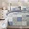 Amazon.com: SLPR Silver Linings Cotton Quilt Set - King Size with 2 ...