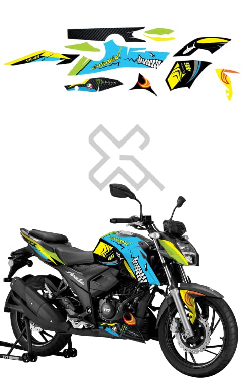 Grayfixx Apache 180 4V Full Body Sticker | Apache 160 4V Sticker ...