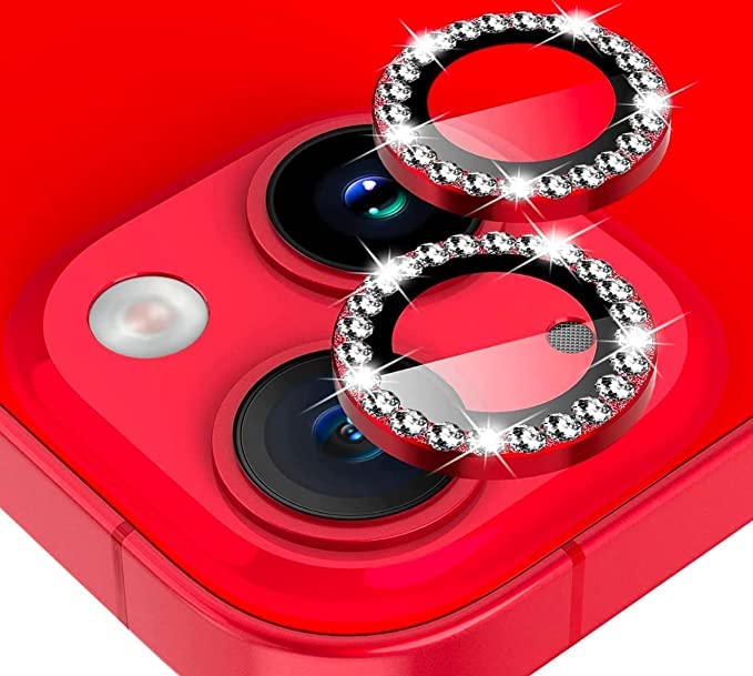 MAYABALLE® Diamond Camera Lens Protector Compatible For iPhone 14 ...