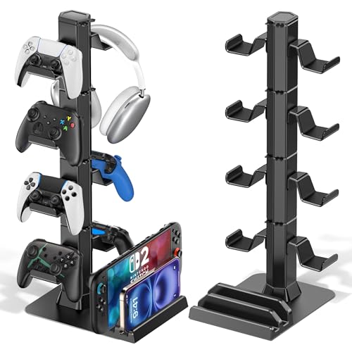 Kytok Headset Stand & Controller Holder for Desk, Detachable Remote ...