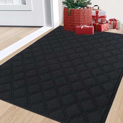 Amazon.com: BEQHAUSE Dirt Trapper Door Mat 32" x 48", Non-Slip Washable ...