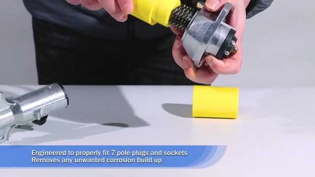 Watch Vitonsbay 7 Pole Socket & Plug Trailer Connector Scrubber Brush ...