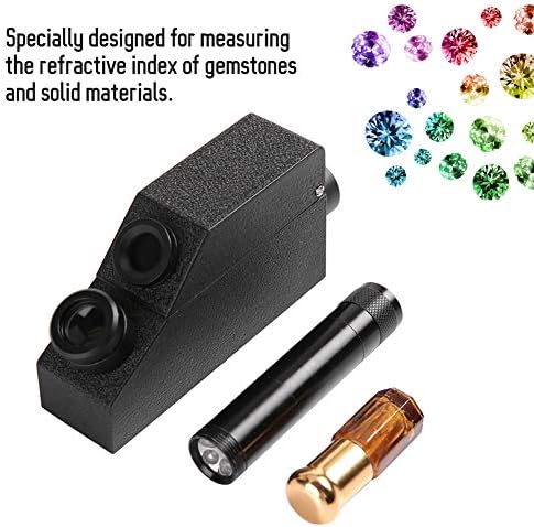 RHG181 1.30-1.81 Professional Gemstone ldentification Gem Refractometer ...