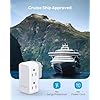 TROND Outlet Extender with 360 Rotating Plug, 6 AC Outlet Splitter ...