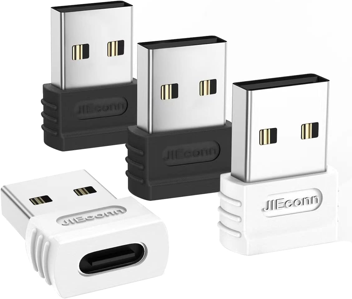 Amazon.com: Jieconn USB C to USB Adapter, [4 Pack] USB-C Female to USB ...