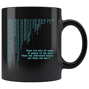 Buy VIGAT Funny Coffee Mug Binary Computer Programmer Code 11 oz ...