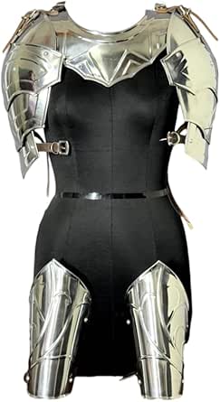 Amazon.com: KnightNauticalDecor Medieval Women’s Warrior Armor Set ...