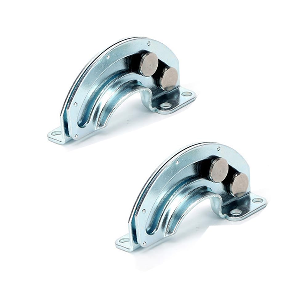 TAIQIAOLE 2 Pieces Silver Hidden 90 Degree Door Hinge 90 Limit Hinges ...